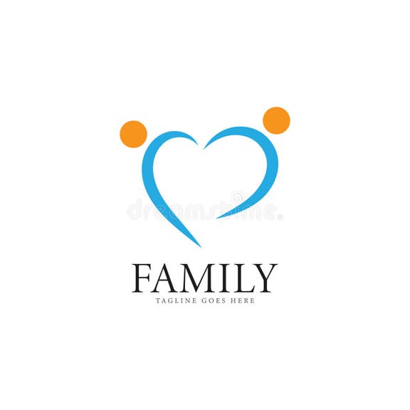 Family Logo Vector Illustration Design Template - Vector Stock ...