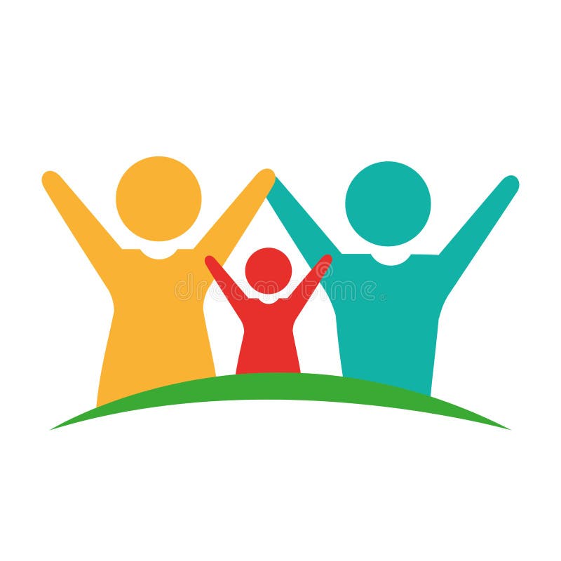 Family Members Character Icon Stock Vector - Illustration of cartoon ...