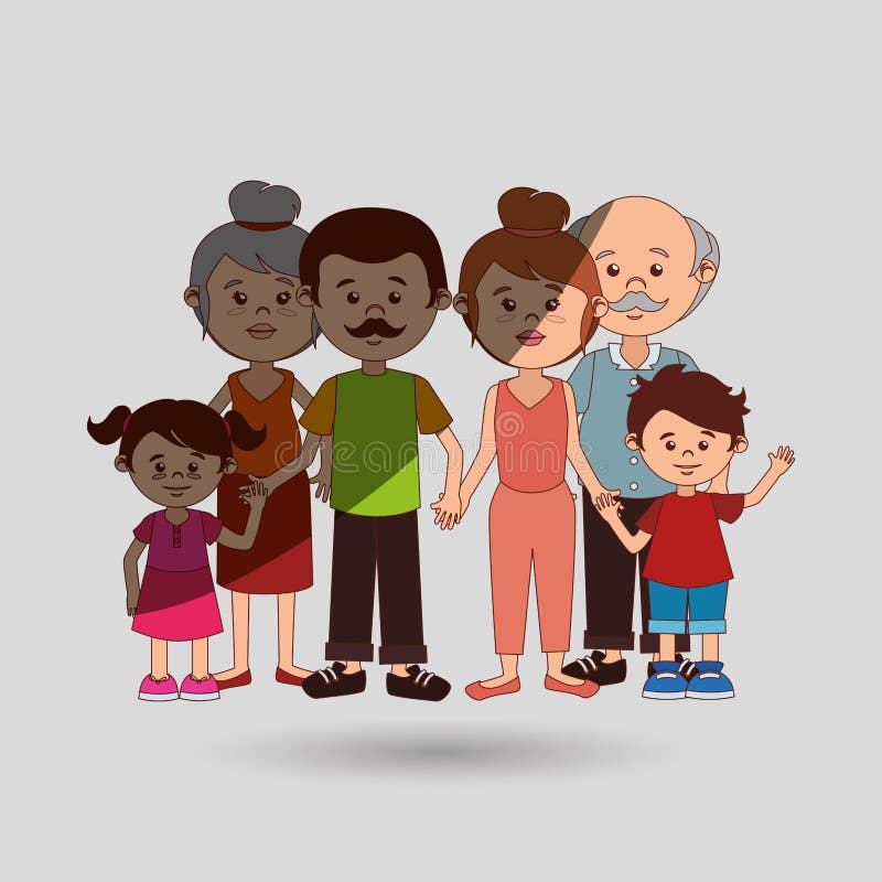 Family members design stock illustration. Illustration of background ...
