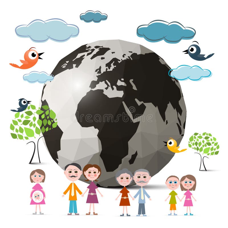 Family Members Infographic Stock Illustrations – 123 Family Members ...