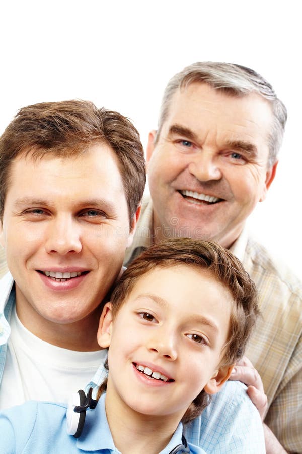 Family of men stock image. Image of looking, portrait - 19205177