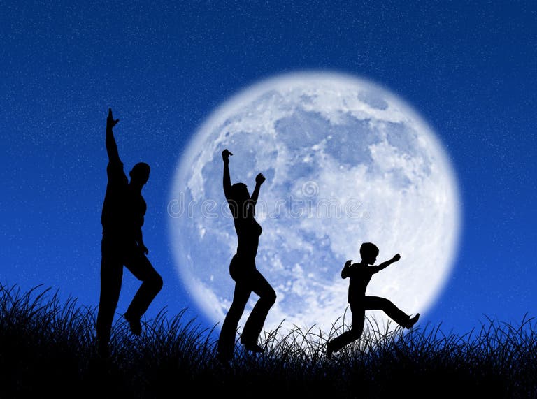 Man Jumping Moon Stock Illustrations – 247 Man Jumping Moon Stock ...