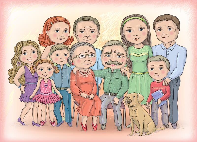 Family stock vector. Illustration of compliments, mother - 53804172