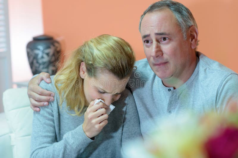 Family Mourning about Death Someone Stock Photo - Image of goodbye ...