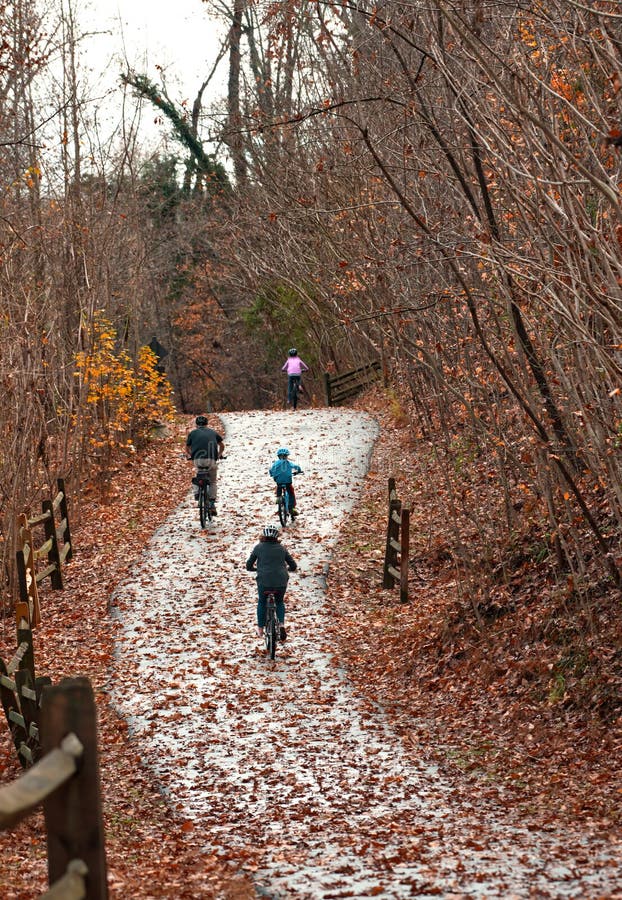 A Family Out for a Bike Ride. Editorial Stock Photo - Image of colorful ...