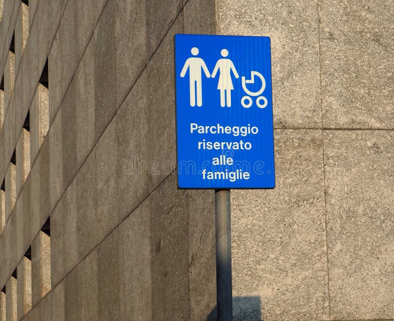 Family only parking sign stock photo. Image of parking - 94680570