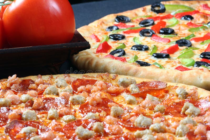 Pizza combo deal stock photo. Image of fresh, pepper - 12732886