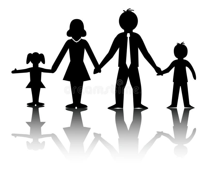 Family plan stock vector. Illustration of drop, symbol - 14727984