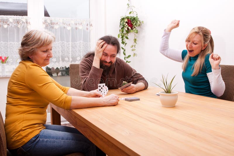 Family is Playing Games and Having Fun Stock Image - Image of lifestyle ...