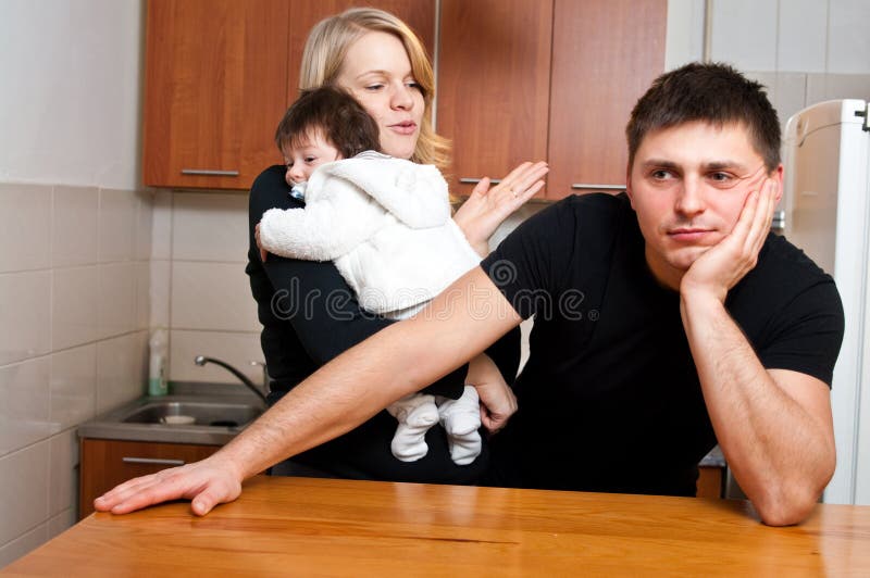 Family problems stock image. Image of conflict, complain - 12683931