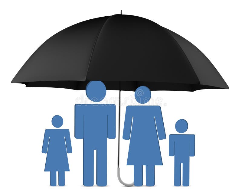 Family protection stock illustration. Illustration of care - 67799489