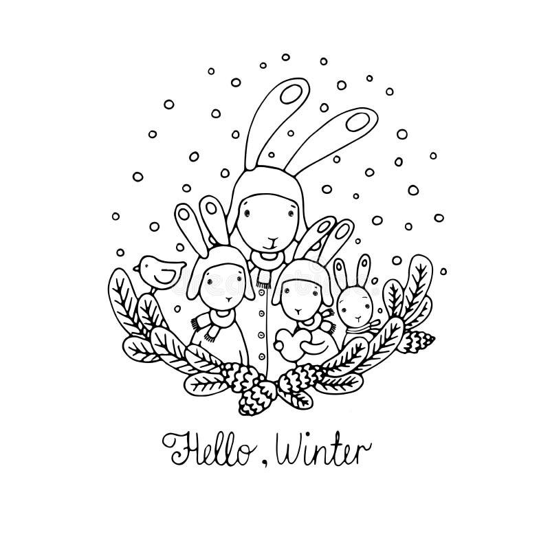 Rabbits Brother Sister Stock Illustrations – 22 Rabbits Brother Sister ...