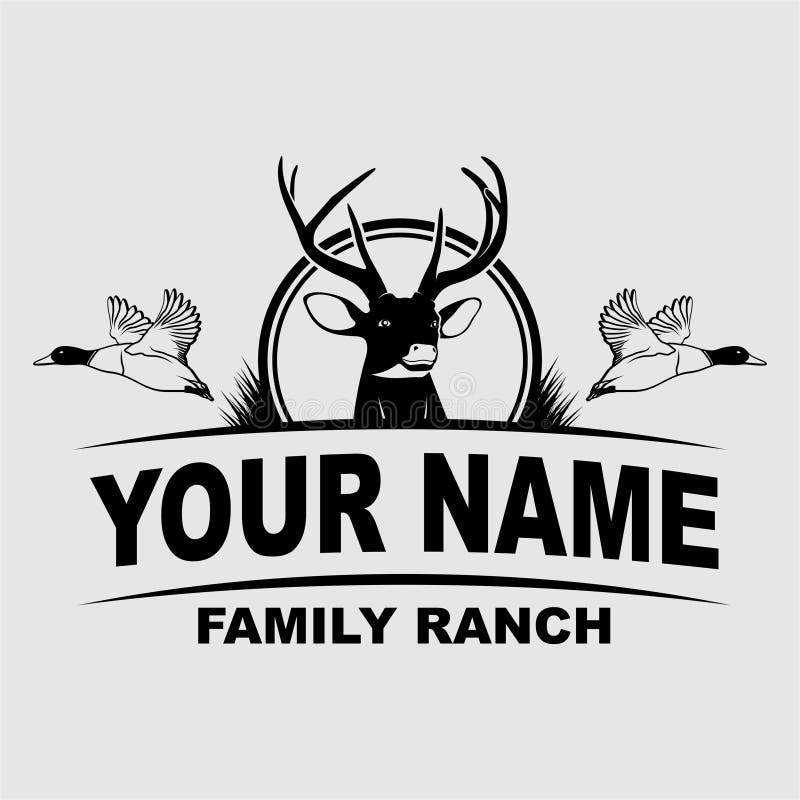 Deer Ranch Logo Stock Illustrations – 133 Deer Ranch Logo Stock ...