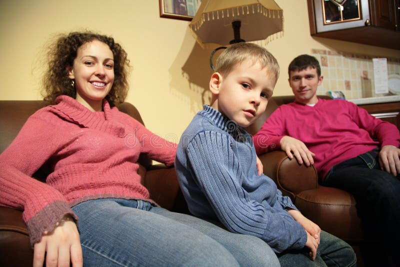 Family rest in room stock photo. Image of innocence, person - 5225522