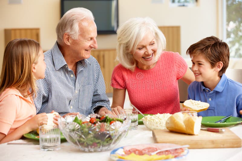 Family sharing meal stock photo. Image of family, caucasian - 55893578