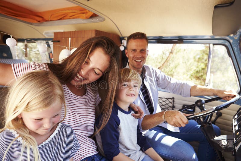 Family Driving in Sports Car Stock Photo - Image of drive, father: 21027912