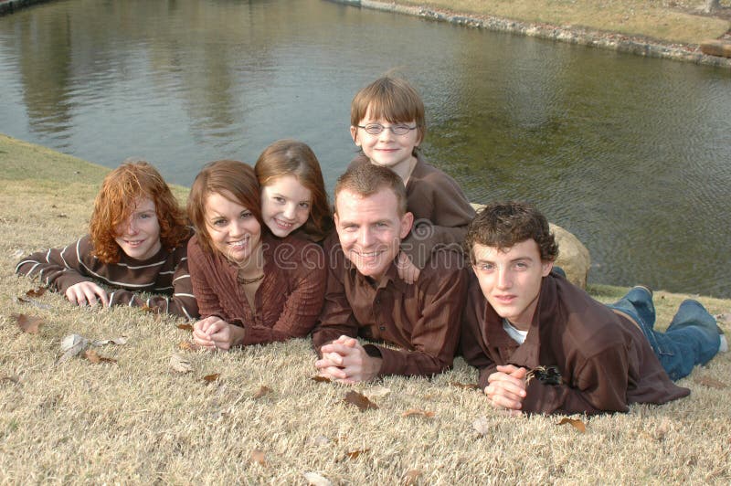 Family of Six stock photo. Image of children, future, kids - 4793852