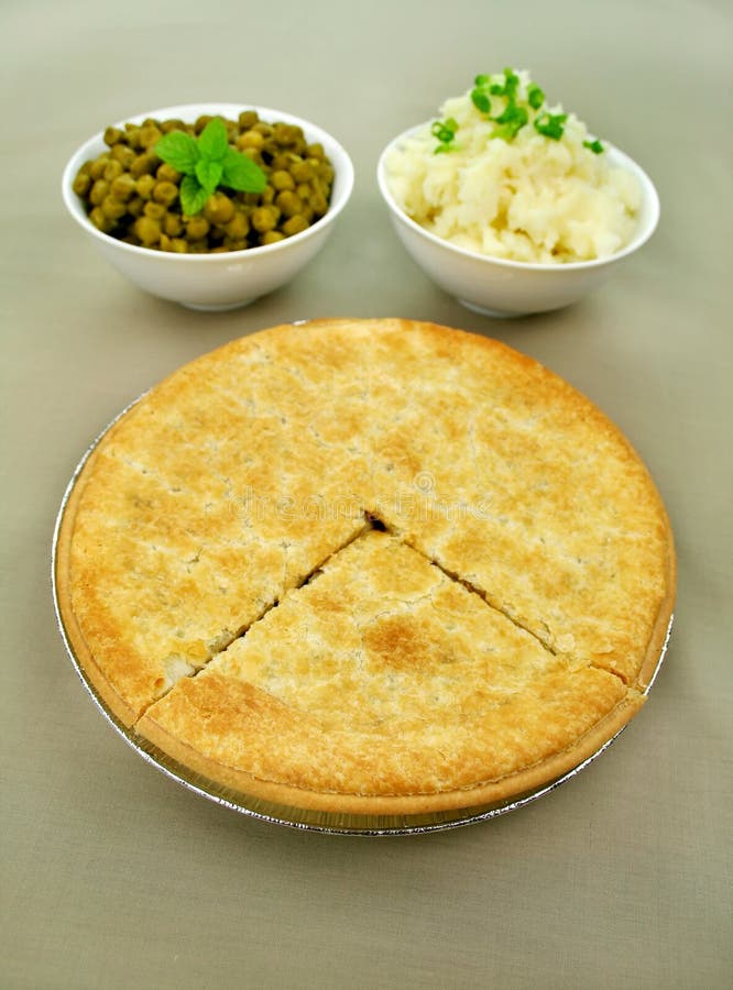 Family Size Beef Pie stock image. Image of baked, pastry - 6559805