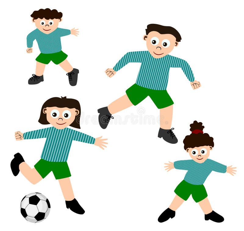 Soccer Girl stock vector. Illustration of girl, soccer - 27653916