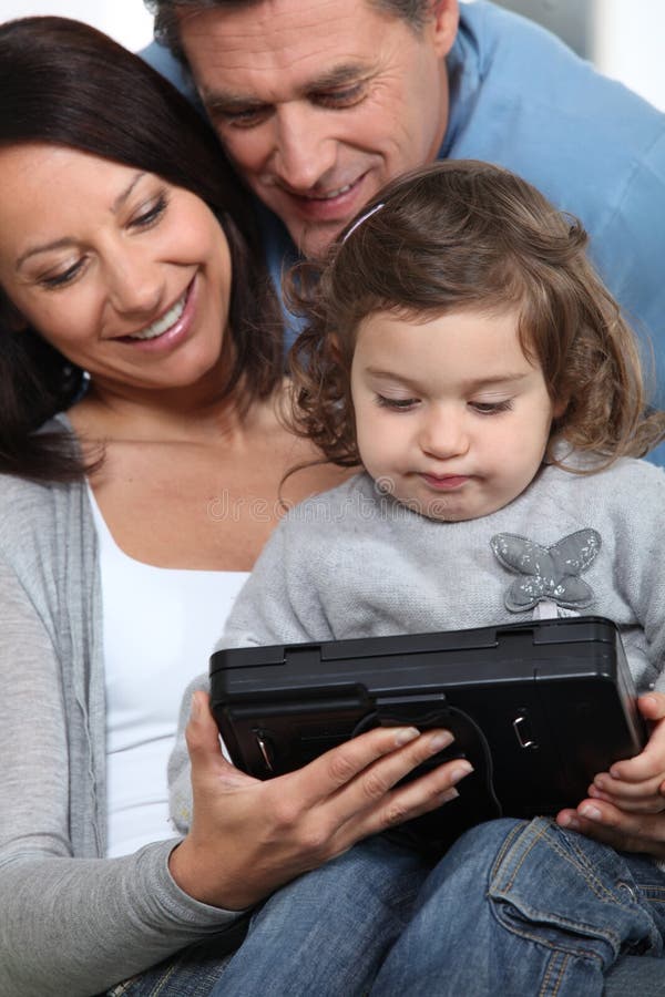 Family Spending Time Together Stock Image - Image of photographs ...