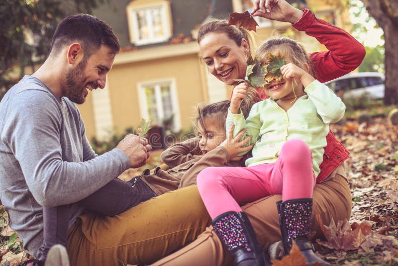 Family Spending Time Together. Have Play Together Stock Image - Image ...