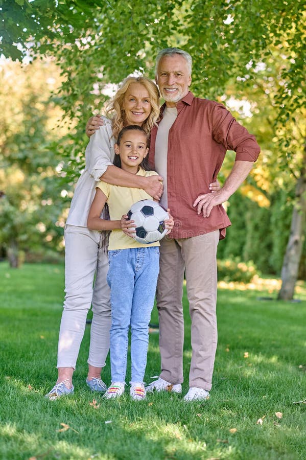 Fun Times As a Family. Portrait of a Happy Family of Three Having Fun ...