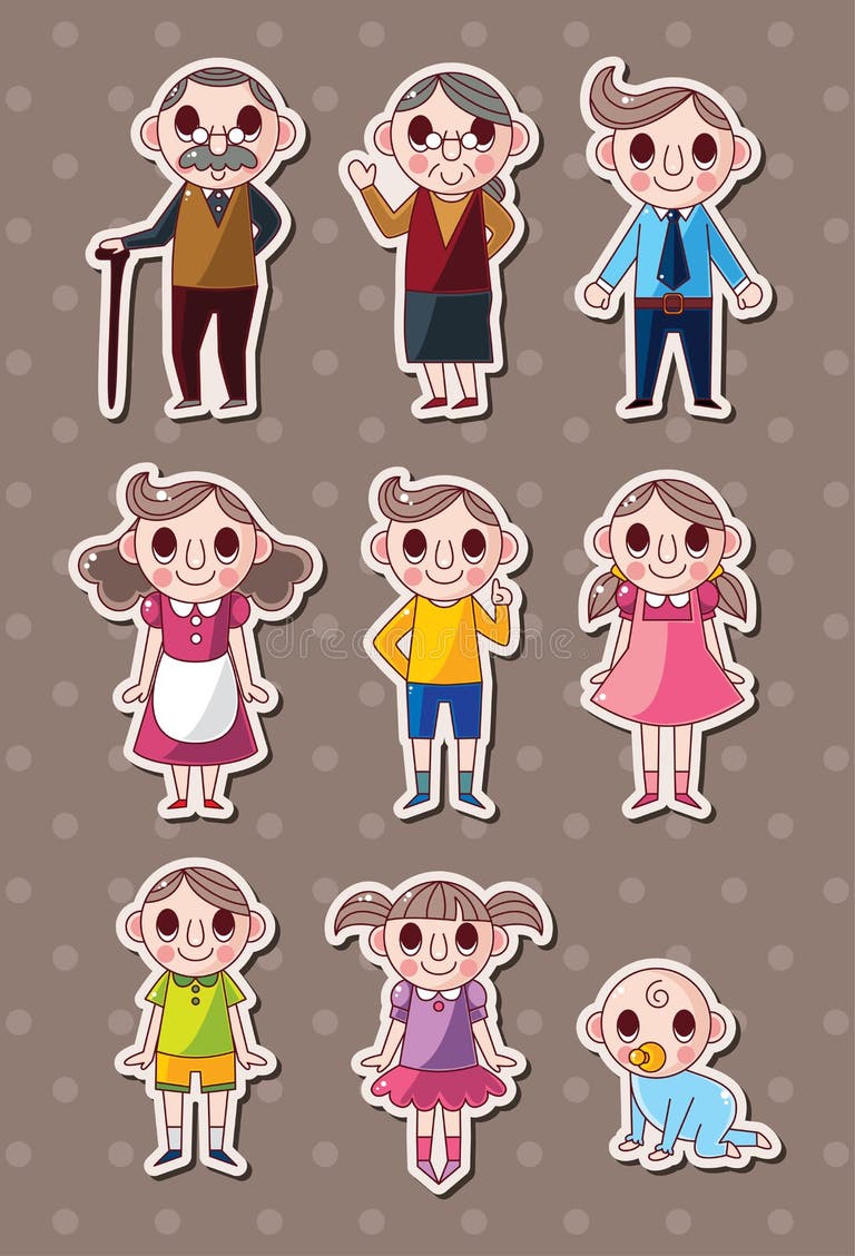 Stickers Family Stock Illustrations – 5,490 Stickers Family Stock ...