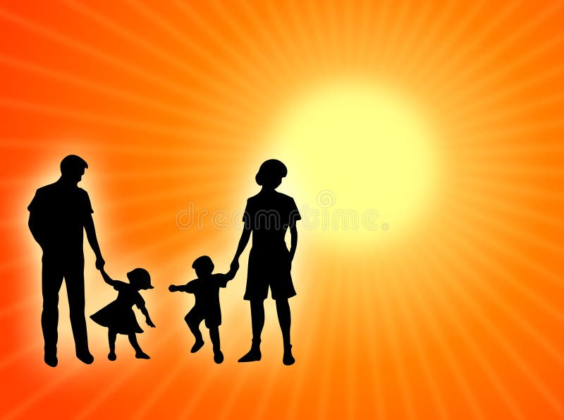 Mother and son stock illustration. Illustration of family - 5121407