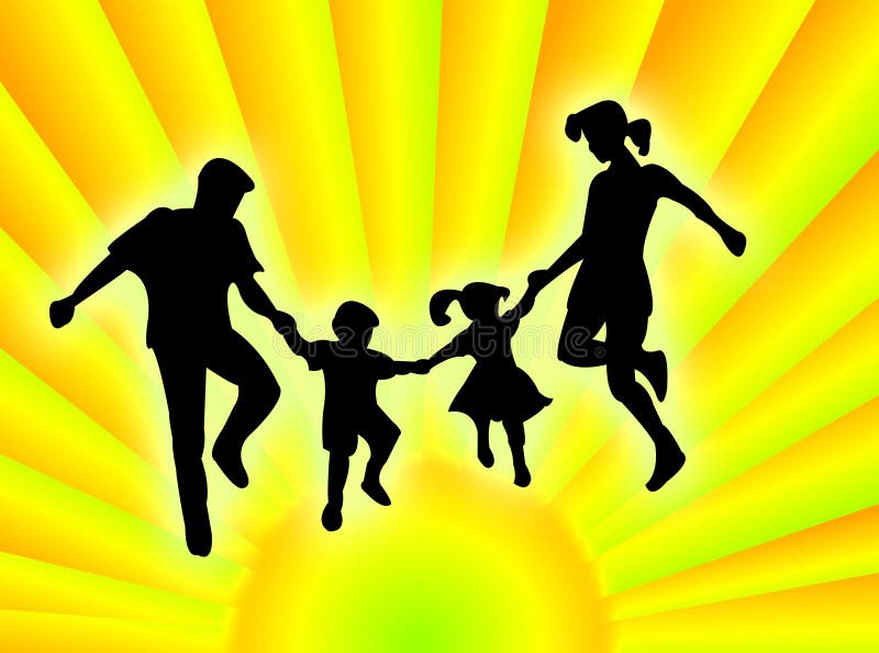 Family In The Sun Picture. Image: 5320641