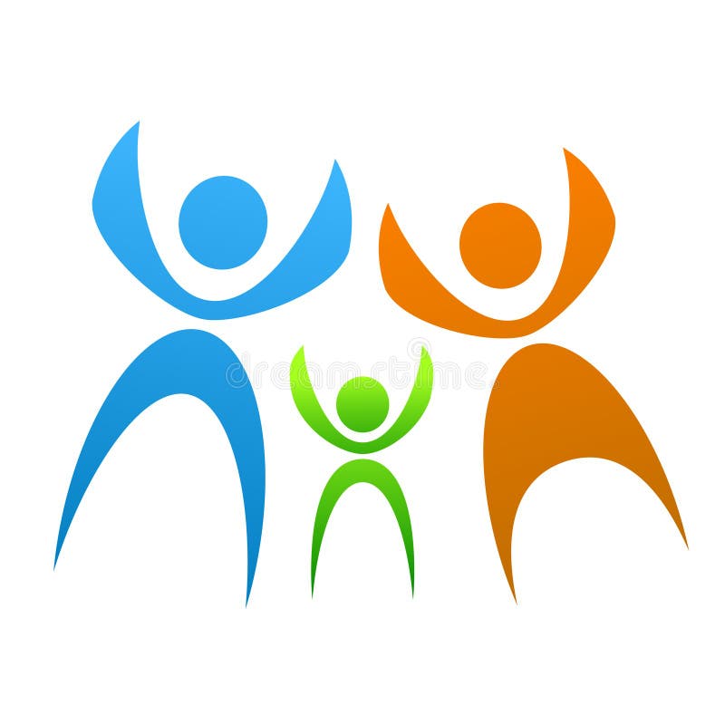 Family symbol stock vector. Illustration of happy, heart - 9172883