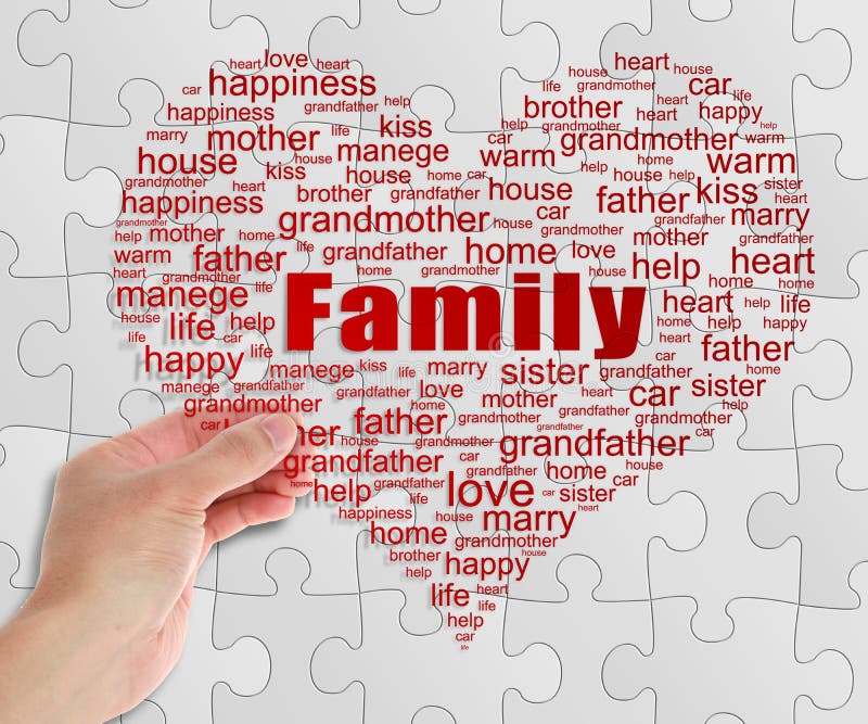 Family Tag Cloud stock image. Image of home, heart, team - 36778401