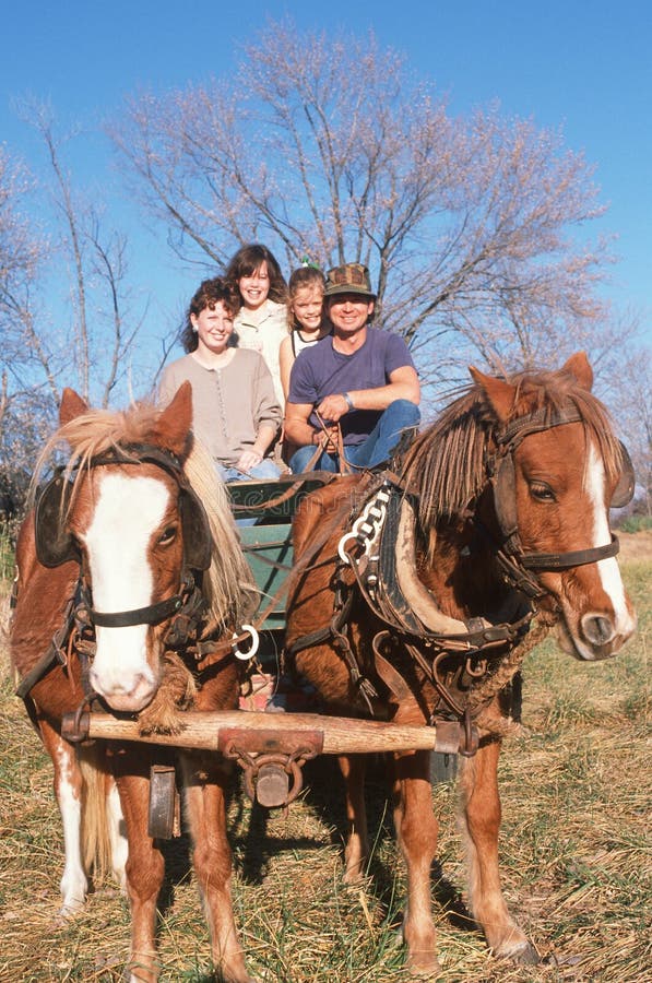 A family taking a ride editorial stock photo. Image of missouri - 25960578
