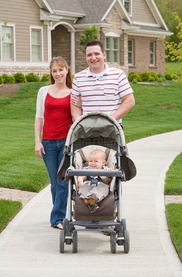 Family Taking a Walk stock photo. Image of american, family - 10978318