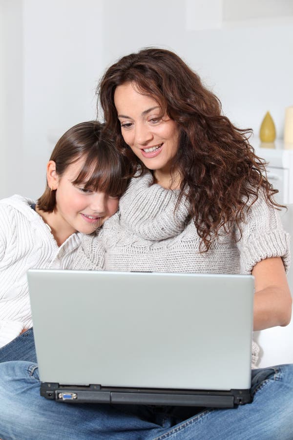 Family and technology stock photo. Image of phone, internet - 18563876