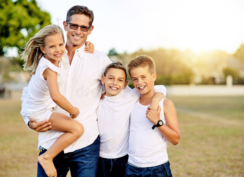 Family is the only Thing that Matters in the World. a Happy Family ...