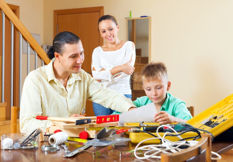 Happy Family Three Doing Something Stock Photos - Free & Royalty-Free ...