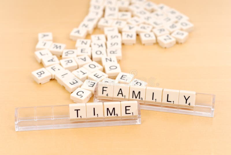 Family Time stock photo. Image of time, letters, leisure - 19839012