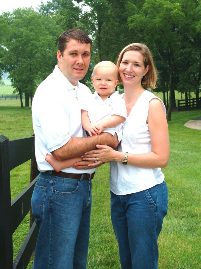 Family Together on Farm stock image. Image of father, farm - 5147297