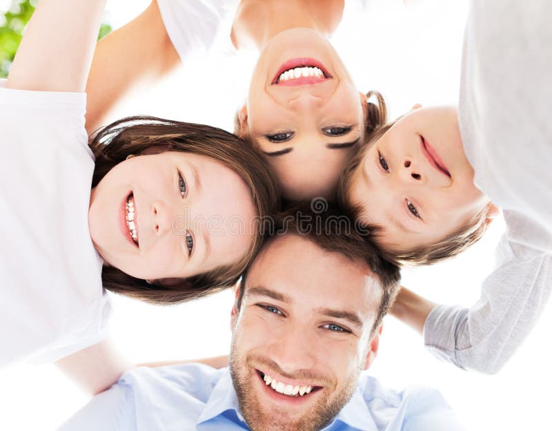 Family together outdoors stock photo. Image of children - 41843590