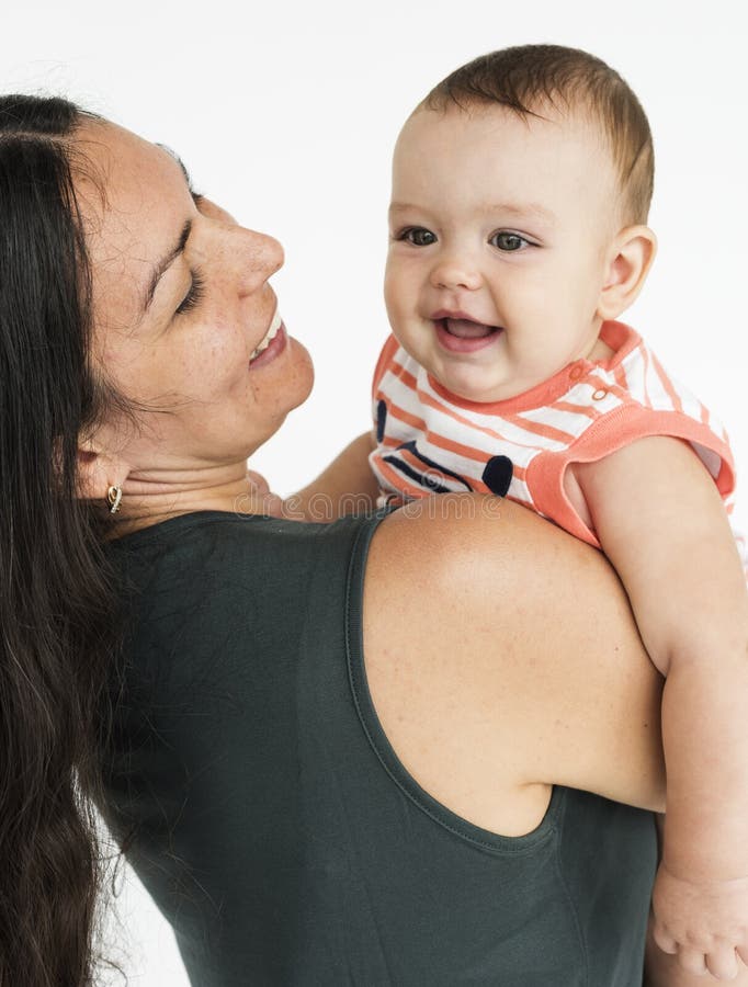 Family Together Studio Portrait Concept Stock Photo - Image of game ...