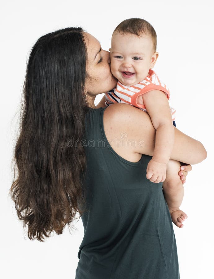 Family Together Studio Portrait Concept Stock Photo - Image of male ...