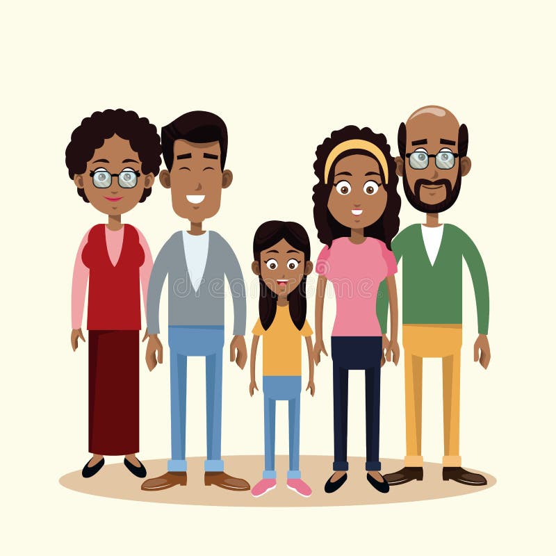Family Togetherness Vector stock vector. Illustration of positive ...