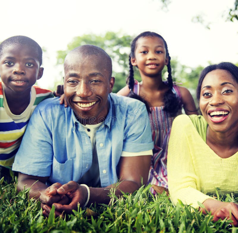 Family Togetherness Unity Parents Son Daugther Concept Stock Photo ...