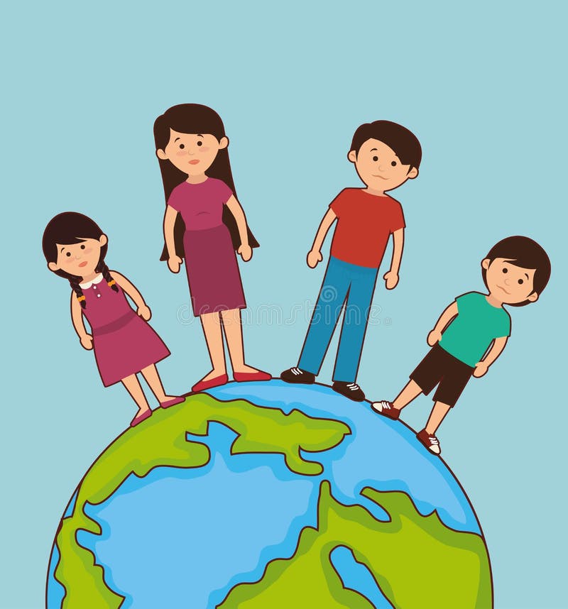 Family unity design stock illustration. Illustration of daugther - 64979073