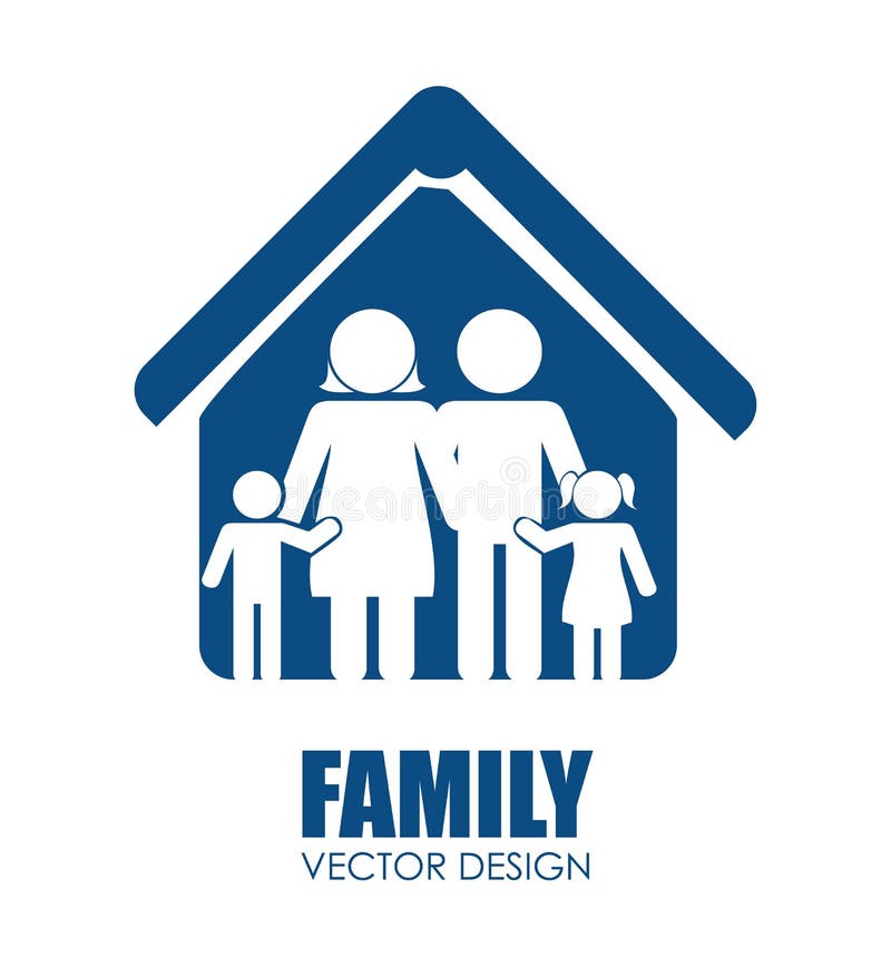 Family unity design stock illustration. Illustration of user - 64979974