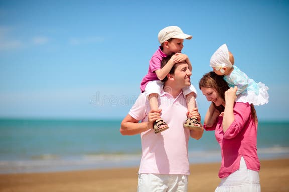 Family vacation stock photo. Image of coast, parenthood - 10233684