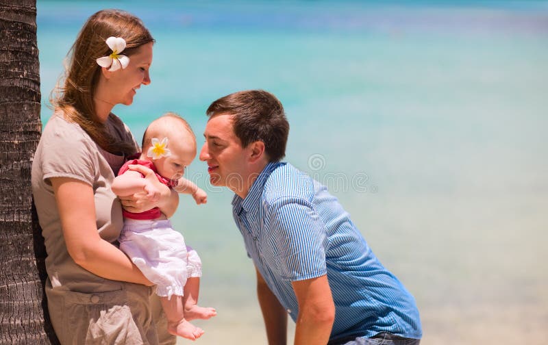 Family vacation stock photo. Image of seashore, mother - 8076052