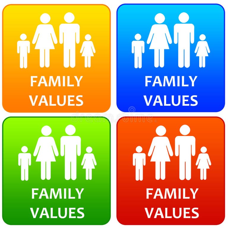 Family Values Stock Illustrations – 2,537 Family Values Stock ...
