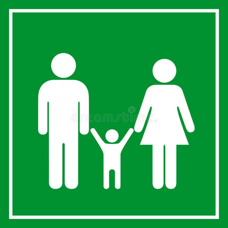 Family vector sign stock vector. Illustration of members - 79660733
