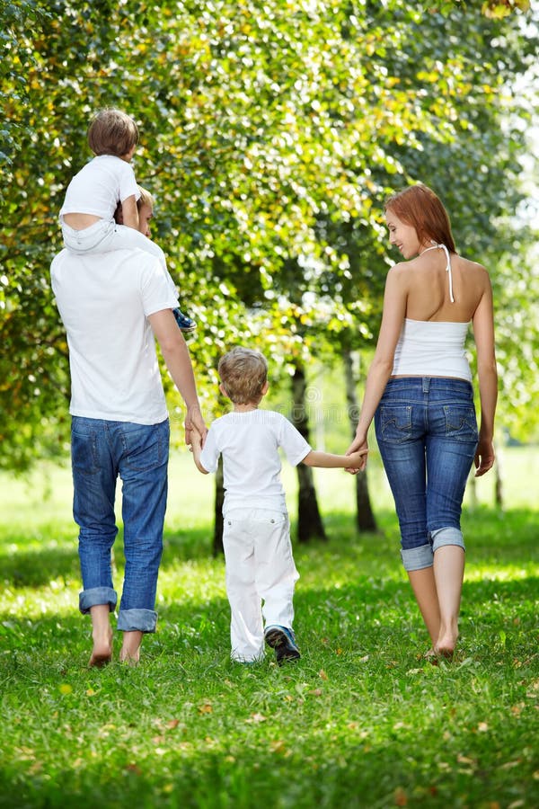 Family walk stock image. Image of husband, casual, activity - 10990249